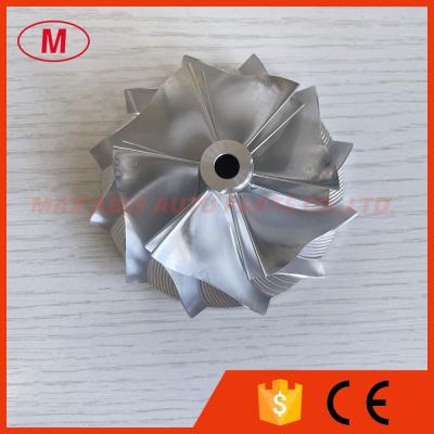 China T04B 409179-0028 59.00/76.13mm 6+6 blades high performance turbocharger milling/aluminum 2618/billet compressor wheel for sale