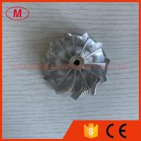 China GT15-25 reverse 51.50/66.00mm 11+0 blades high performance turbo milling/aluminum 2618/billet compressor wheel for sale