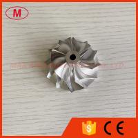 China GT15-25 436322-0020 38.56/52.02mm 6+6 blades high performance Turbocharger milling/aluminum 2618/billet compressor wheel for sale