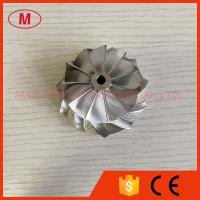 China GT15-25 48.00/61.98mm 11+0 blades high performance turbocharger milling/aluminum 2618/billet compressor wheel for sale