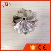 China RHF55 57.00/73.04mm 6+6 blades high performance turbo aluminum 2618/milling/billet compressor wheel for sale