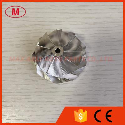 China TD04 48.35/60.00mm 9+0 Blades Point milling turbo aluminum 2618/Milling/billet compressor wheel for sale