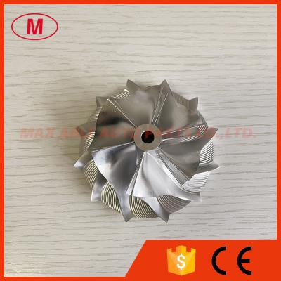 China GT3076 54.97/76.13mm 6+6 blades 467756-0004F Turbocharger milling/aluminum 2618/billet compressor wheel for racing for sale