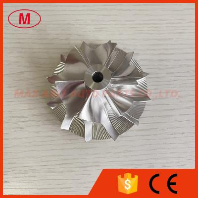 China S300 173297 63.00/88.48 mm 6+6blades turbo milling/aluminum 2618/billet compressor wheel for 177283(S300SX3-63) racing for sale