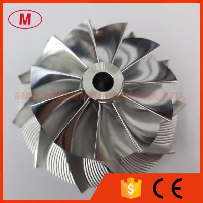 China 60.91/88.40mm 11+0 blades high performance Turbocharger milling/aluminum 2618/billet compressor wheel for sale