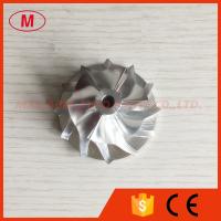China RHF4H 33.47/48.00mm 6+6 blades high performance turbo turbocharger aluminum 2024/Billet/milling compressor wheel for PSA for sale