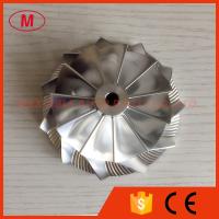 China GTX3582 61.34/82.00mm 11+0 blades turbocharger milling/aluminum 2618/billet compressor wheel for sale
