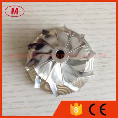 China GTX2860 796044-0003 42.20/60.40mm 10+0 blades high performance turbo billet/milling/aluminum 2024 compressor wheel for r for sale