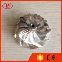 China GT3584 upgrade 63.5/84.00mm 11+0 blades turbo Billet/milling/aluminum 2024 compressor wheel for racing for sale