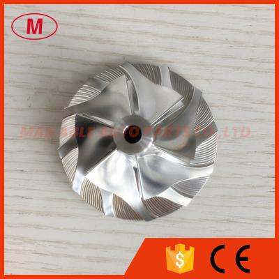 China GT15-25 436563-0003 37.68/56.03mm 6+6 Blades turbo milling/aluminum 2618/billet compressor wheel for 711736 for sale