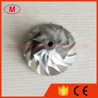 China HX35 51.95/83.03 mm 7+7 blades turbo milling/aluminum 2618/billet compressor wheel for sale