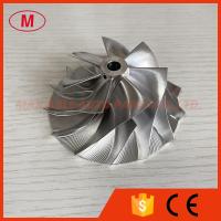 China reverse 59.87/86.01mm 7+7 blades high performance milling/aluminum 2618/Billet compressor wheel for sale