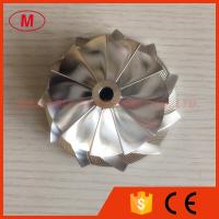 China TD07S 25G 11+0 blades 60.50/78.00mm racing Turbocharger milling/aluminum 2618/billet compressor wheel for sale