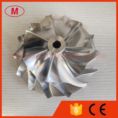 China HX82 3533704 98.90/141.05mm 7+7 blades Turbo milling/aluminum 2618/billet compressor wheel for 4027380/4027315/3580225 for sale