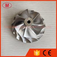 China HE451 7+7blades 66.87/93.00mm turbo milling/aluminum 2618/billet compressor wheel for sale
