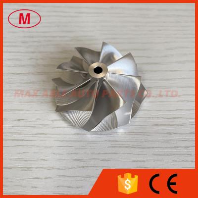 China TD03 reverse 40.00/46.00mm 8+0 blades high performance turbo milling/aluminum 2618/Billet compressor wheel for sale