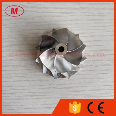 China RHF4H 41.00/52.00mm 6+6blades Point Milling Air Curve Performance turbo milling/aluminum 2618/billet compressor wheel for sale