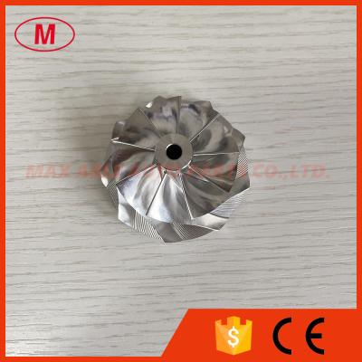 China GBC22-350 9+0blades 44.10/56.02mm 121601, 210327 turbo milling/aluminum 2618/billet compressor wheel for 896055-5003S for sale