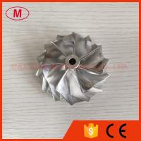 China T04S 409535-0001 59.05/76.07mm 7+7 blades turbo milling/aluminum 2618/billet compressor wheel for racing for sale
