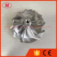China PTE4202R 6+6blades 76.85/102.75mm turbo/milling/aluminum 2618/billet compressor wheel for sale