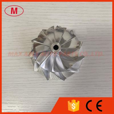 China T04B 58.00/76.07mm 11+0 blades High performance turbo aluminum 2618/milling/billet compressor wheel for racing for sale