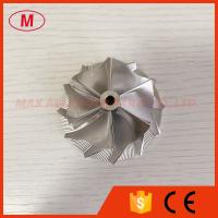 China TD04 reverse 50.50/66.00mm 6+6 blades high performance Turbo milling/aluminum 2618/billet compressor wheel for sale