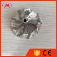China B03G Reverse 53.00/71.00mm 9+0 blades high performance turbo milling/aluminum 2618/billet compressor wheel for sale