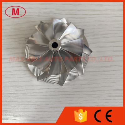 China B03G Reverse 53.00/71.00mm 9+0 blades high performance turbo milling/aluminum 2618/billet compressor wheel for sale