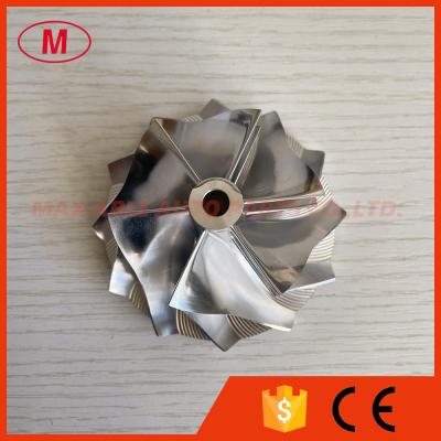 China TD05H 54.06/71.40mm 6+6 blades Performance GT30 profile, high Blade turbo milling/aluminum 2618/billet compressor wheel for sale