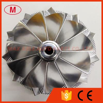 China GT5533 94.00/133.37mm 11+0 blades turbo milling/aluminum 2618/billet compressor wheel for sale