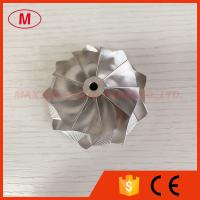 China GT12 reverse 46.02/58.00mm 9+0 blades high performance turbo milling/aluminum 2618/billet compressor wheel for sale
