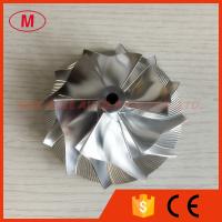 China T04E 6+6 blades 62.80/88.00mm turbocharger milling/aluminum 2618/billet compressor wheel for racing for sale