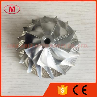 China HX40 54.00/83.03mm 8+8 blades 3599646 high performance Turbo milling/aluminum 2618/billet compressor wheel for 3532211 for sale