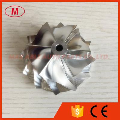 China CT26 50.49/67.00mm 6+6 blades Turbo aluminum 2618/milling/Billet compressor wheel for sale