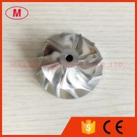 China GT15-25 6+6 blades 41.52/56.02mm 701374-0001/6 turbocharger milling/aluminum 2618/billet compressor wheel for 454191 for sale
