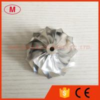 China GT3076R 58.00/76.13mm 11+0 bladesTurbocharger Billet/milling/aluminum 2618 compressor wheel for racing for sale