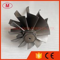 China GTW38 GT37R 6765 64.56/74.17mm 11 blades Ball bearing turbo wheel/ turbine shaft&wheel for sale