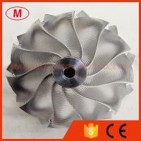 China K04 forward 57.00/70.00mm 11+0 blades Point Milling, Snake Curve,Recessed Superback Extreme turbo billet compressor whee for sale