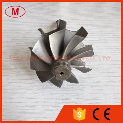 China TD05HR 9 blades 49.12/56mm journal bearing turbo turbine wheel reverse rotation for MITSUBISHI Lancer 4G63T EVO 4~9 for sale