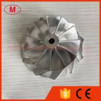 China GTX3582 reverse 9833-2 62.45/82.36mm 11+0 blades turbocharger milling/aluminum 2618/billet compressor wheel for sale