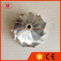 China TD05H 20G upgrade/ 25G 60.50/78.00mm High performance 11+0 blades Turbo Billetmilling/aluminum 2618 compressor wheel for sale