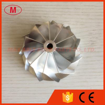 China TD05H 20G upgrade/ 25G 60.50/78.00mm High performance 11+0 blades Turbo Billetmilling/aluminum 2618 compressor wheel for sale