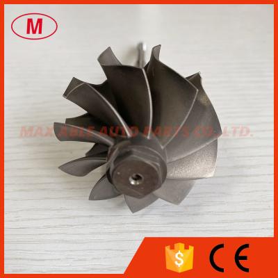 China GT3071R 53.6/56.5mm Trim 90 10 Blades ball bearing turbine wheel shaft/turbo wheel for sale