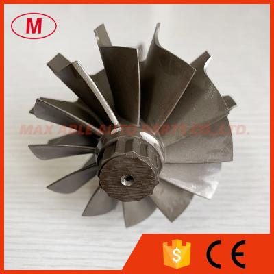 China HX40 67X76mm 12 blades turbo wheel/ turbine shaft&wheel journal bearing for sale