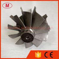 China HX40 67X76mm 10 blades turbo wheel/ turbine shaft&wheel journal bearing for sale