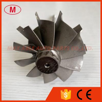 China HX40 67X76mm 10 blades turbo wheel/ turbine shaft&wheel journal bearing for sale