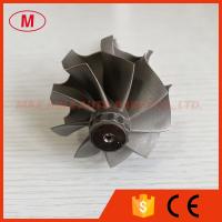 China GT28 journal bearing 46.95x53mm 9 blades Turbocharger turbine shaft&wheel for sale