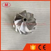 China G25-550 48.35/60.00MM 7+7 BLADES LEP STYLE TURBO ALUMINUM 2618/BILLET COMPRESSOR WHEEL FOR 871389-5004S/871389-5005S for sale