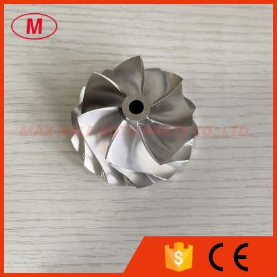 China G25-550 48.35/60.00MM 7+7 BLADES LEP STYLE TURBO ALUMINUM 2618/BILLET COMPRESSOR WHEEL FOR 871389-5004S/871389-5005S for sale