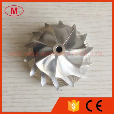 China TD04HL 44.00/62.00mm 7+7 blades high performance Turbocharger milling/aluminum 2618/billet compressor wheel for sale